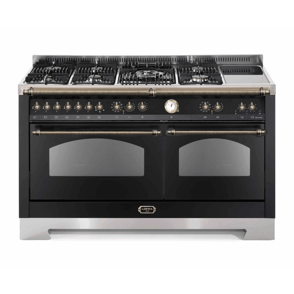 Dolcevita 150 cm Mixed Burners Double Electric Oven Dual Fuel Range Co