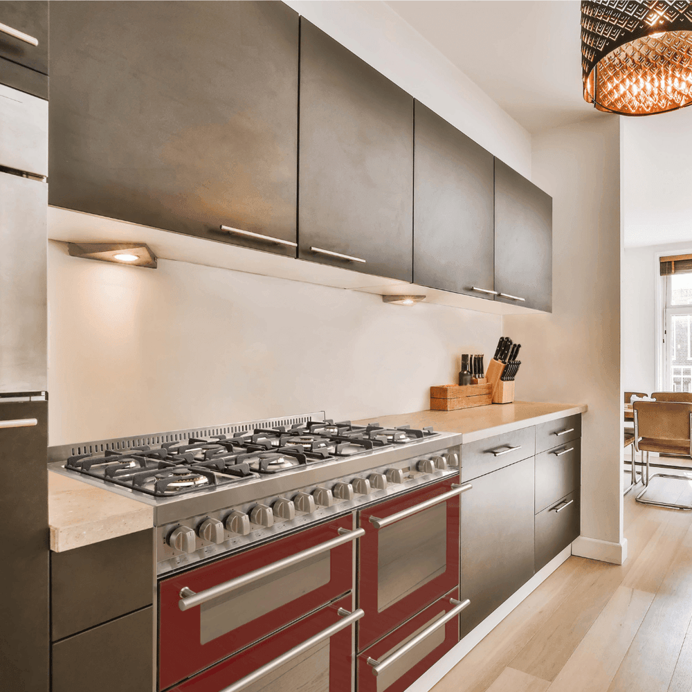 Professional 100 cm Dual Fuel Range Cooker - Stainless Steel