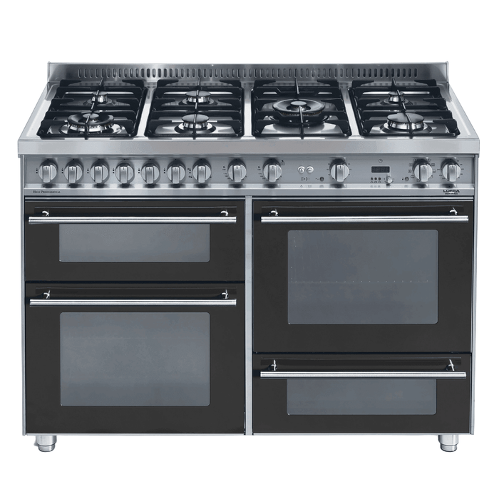 Professional 120 cm Triple Electric Oven Dual Fuel Range Cooker