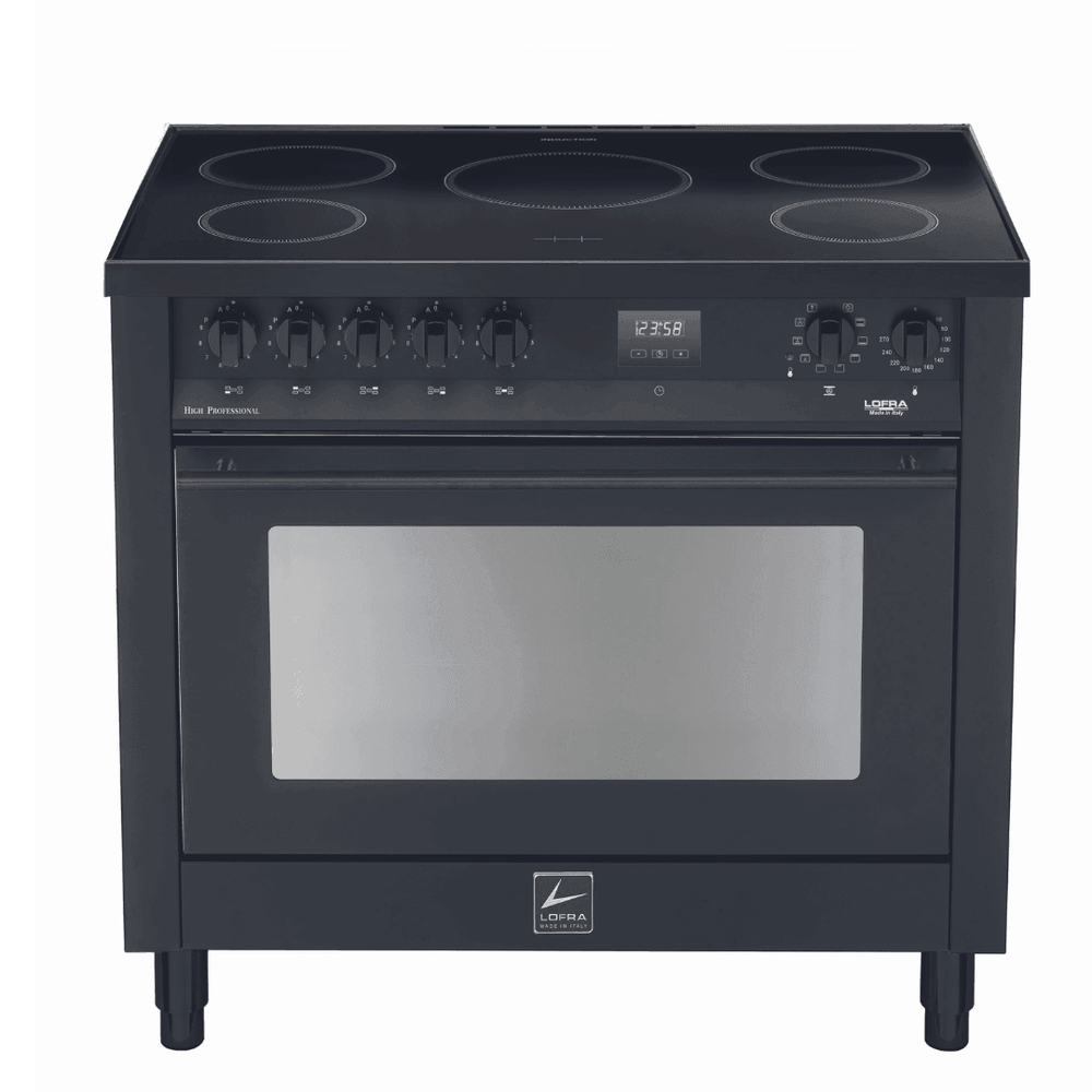 Total Black 90 cm Electric Fuel Range Cooker - Free UK Delivery