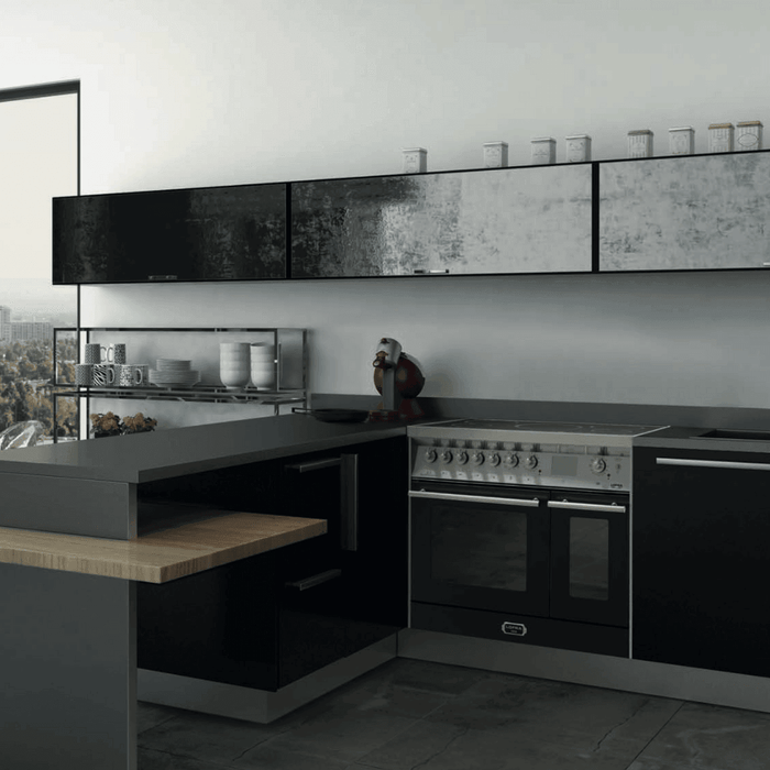 Ex-Display - Venezia 90 cm Double Oven Electric Fuel Cooker - Red